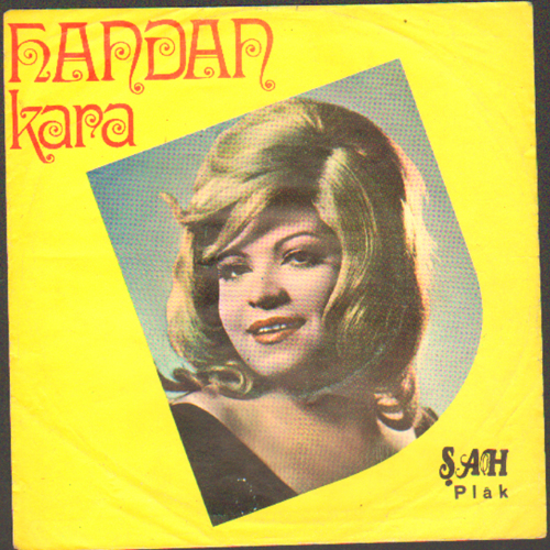 HANDAN KARA gözlerde seyahat 45 LİK SADECE KAPAK - DİPSAHAF PLAK